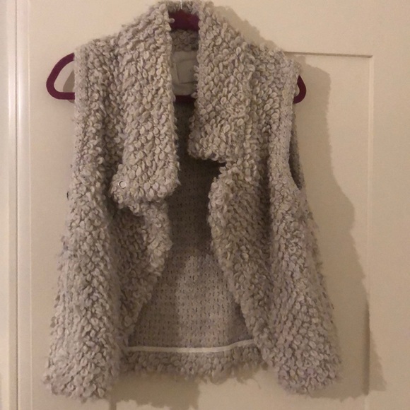 IRO | Jackets & Coats | Iro Knit Vest Looped Cream Wool | Poshmark